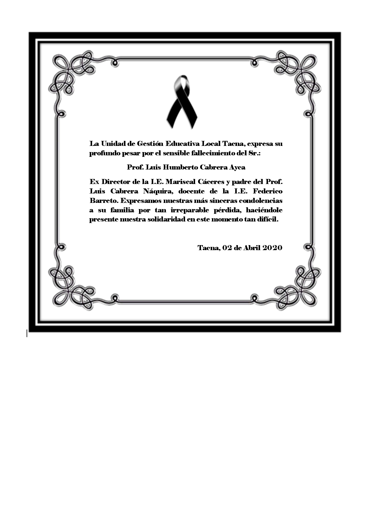 Comunicado